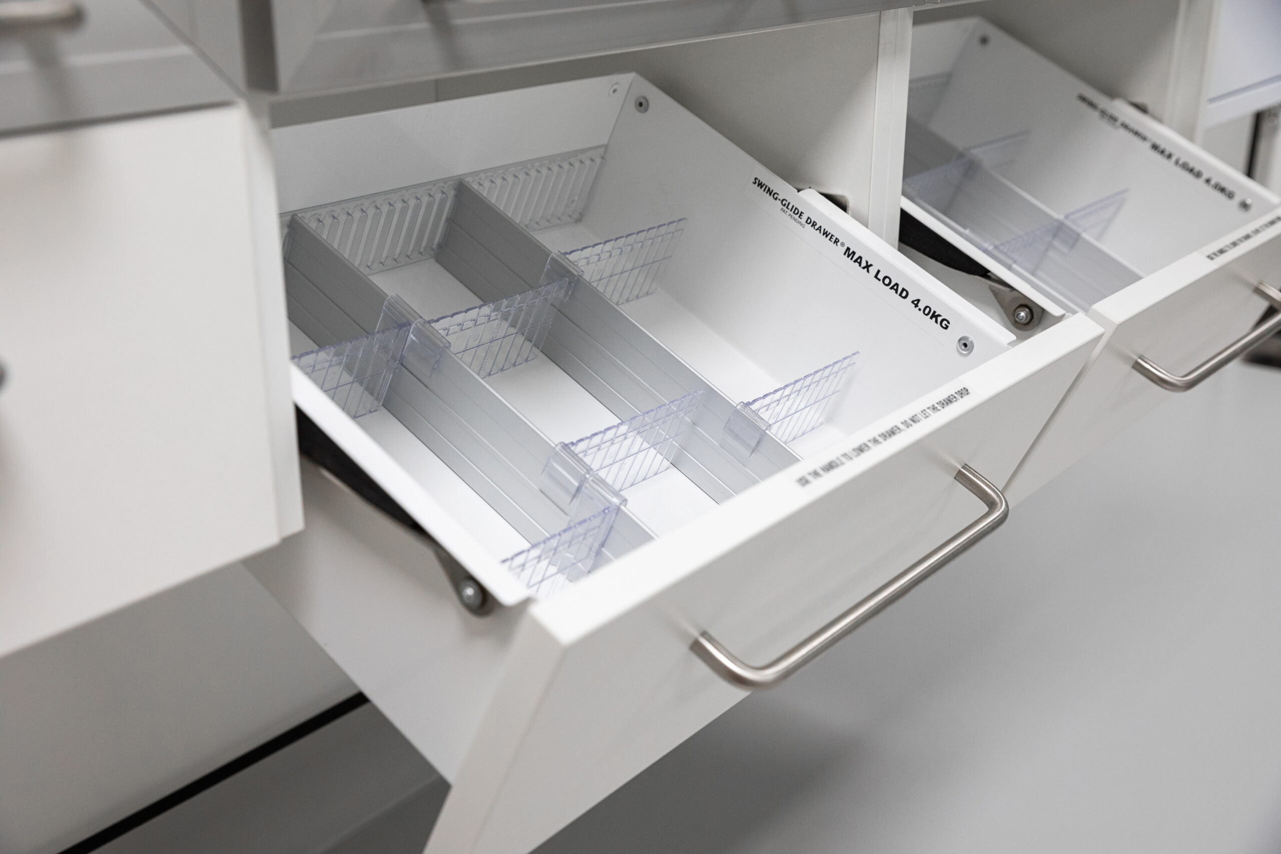 Product Feature: Swing-Glide™ Drawers - stirlingmedical.co.uk Storage